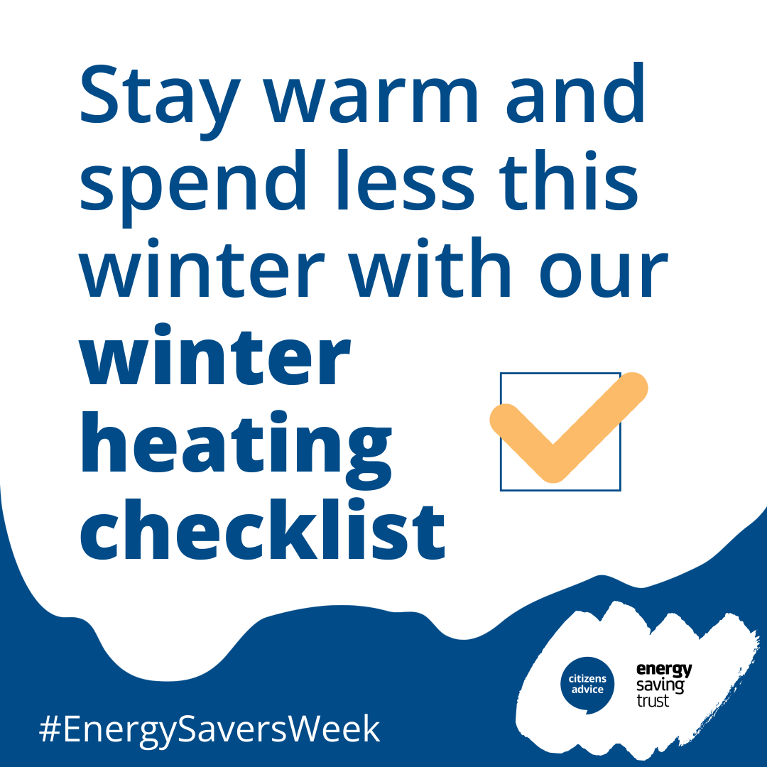 Welcome to #EnergySaversWeek! - Citizens Advice Hart