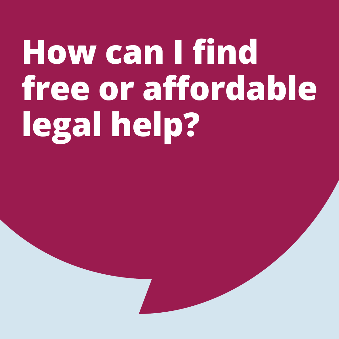 How can I find free or affordable legal help? - Citizens Advice Hart